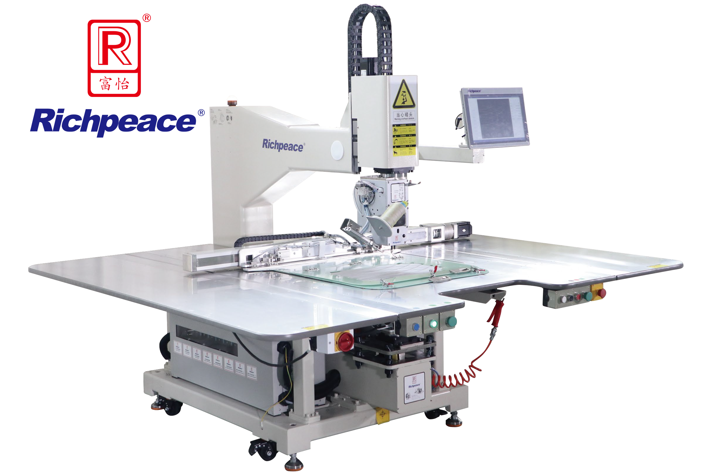 Richpeace Automatic Arbitrary Rotary Single Needle Leather Sewing ...